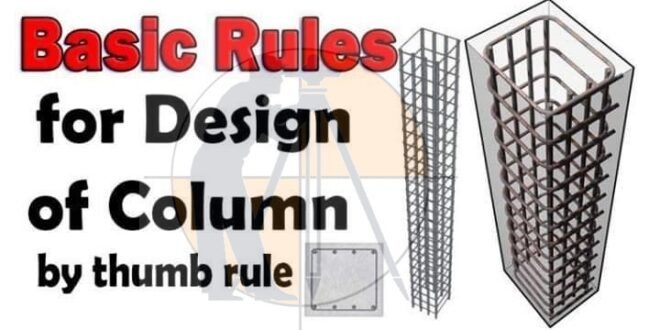 Basic Rule For Design Of Concrete Column - Surveying & Architects