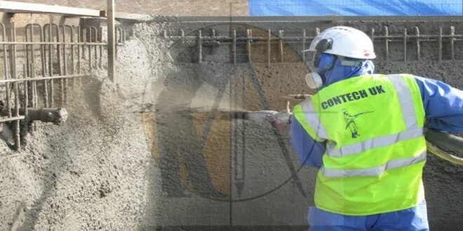 What is Sprayed Concrete in Concrete Construction - Surveying & Architects