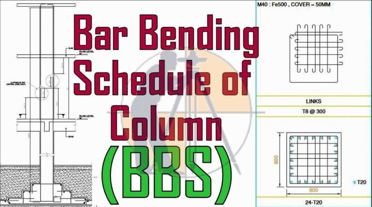 BBS for RCC Column - Surveying & Architects