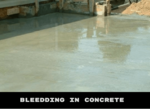 Segregation and Bleeding in the Concrete - Surveying & Architects