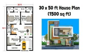 House Plan 30 x 50 - Surveying & Architects